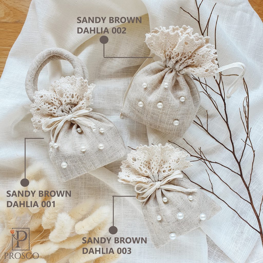 DAHLIA SCENTED SACHET - DRIED BOTANICAL AND DRIED FLOWER FOR DECORATION